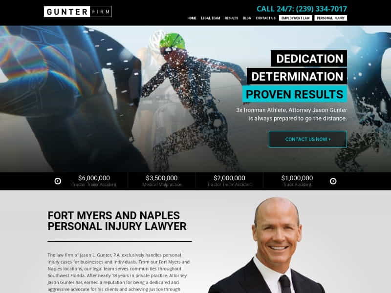 Gunter Firm | Website Design by PaperStreet