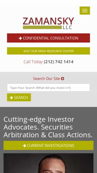 Zamansky & Associates, LLC | Website Design by PaperStreet