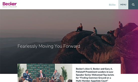 Ft. Lauderdale, FL Law Firm Web Design | Becker & Poliakoff