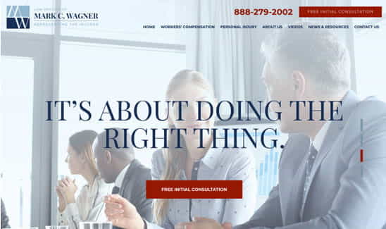 Tacoma, Washington Law Firm Web Design | Mark C. Wagner