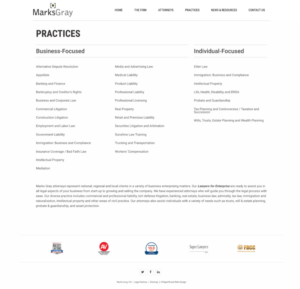 50+ Best Practice Area Pages for Law Firms (2025 Update)