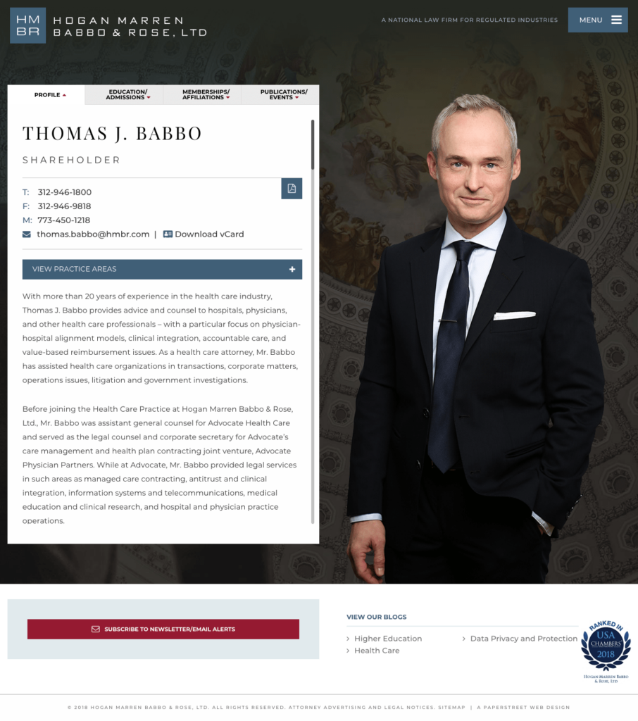 50 Best Attorney Biography Designs for Law Firms (2025 Update)