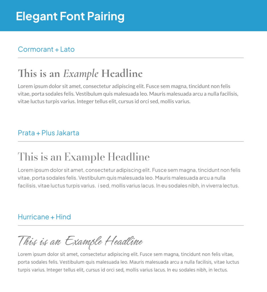 How to Use Font Pairings on Your Website