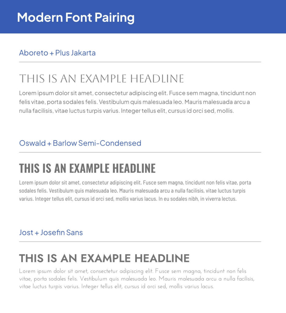 How to Use Font Pairings on Your Website