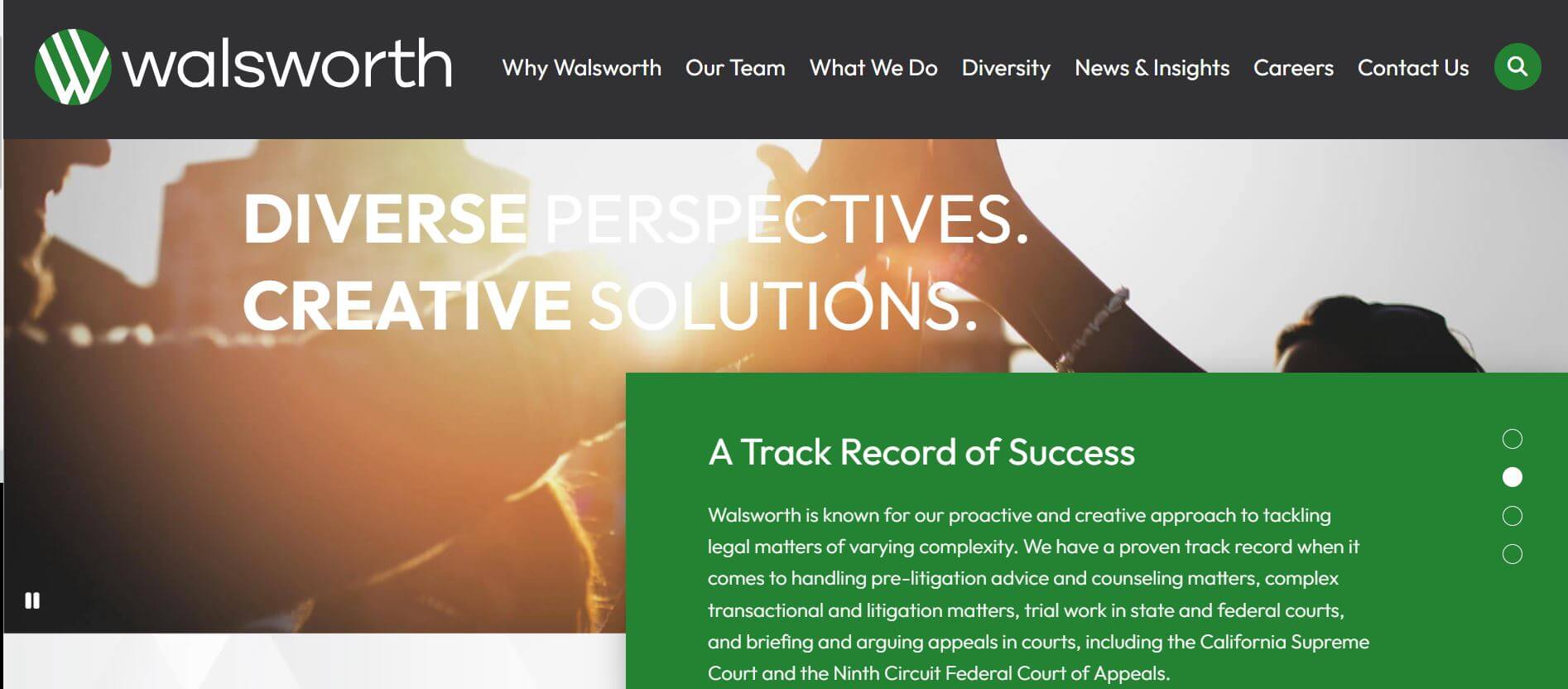Walsworth Law Firm Launches a New Custom Law Firm Website