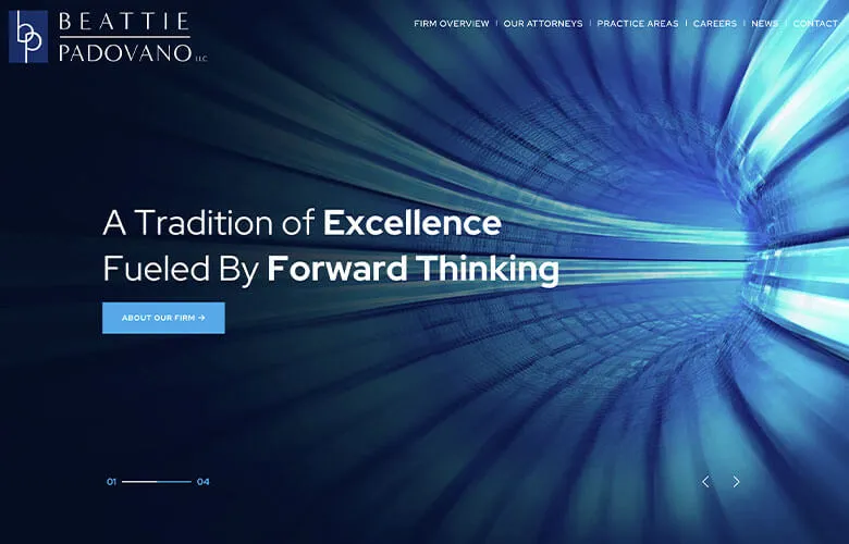 Beattie Padovano, LLC Launches a New Custom Law Firm Website